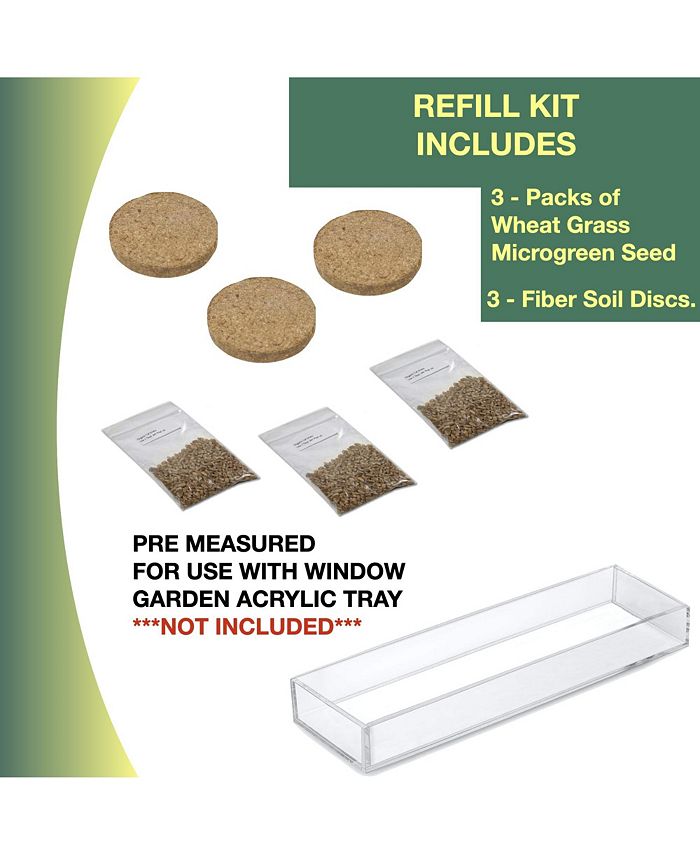 Window Garden Microgreens Growing Kit - Includes Microgreen Seeds ...
