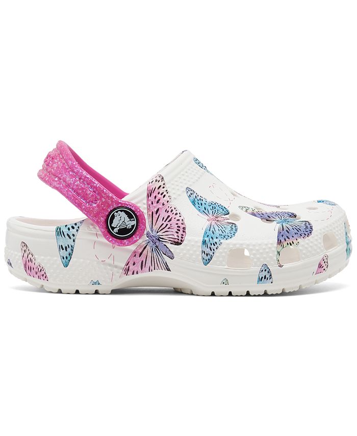 Crocs Toddler Girls Classic Butterfly Clogs from Finish Line - Macy's