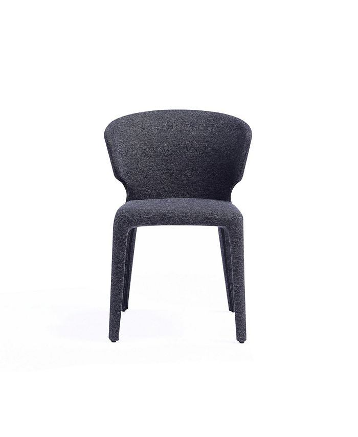 Manhattan Comfort Conrad 4-Piece Woven Tweed Upholstered Dining Chair ...