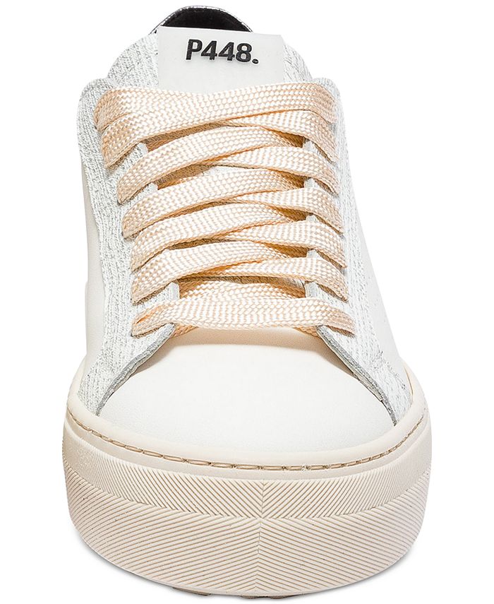 P448 Women's Thea Lace-Up Low-Top Platform Sneakers - Macy's