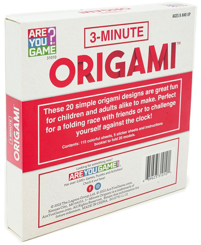 Areyougame 3-Minute Origami - Macy's