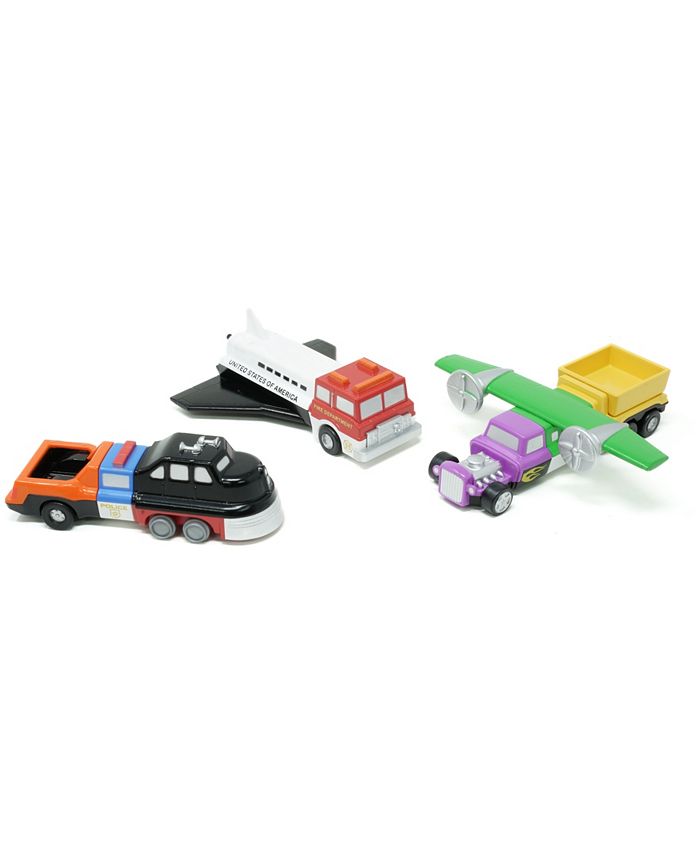 Popular Playthings Micro Mix or Match Vehicles Set, 27 Pieces - Macy's