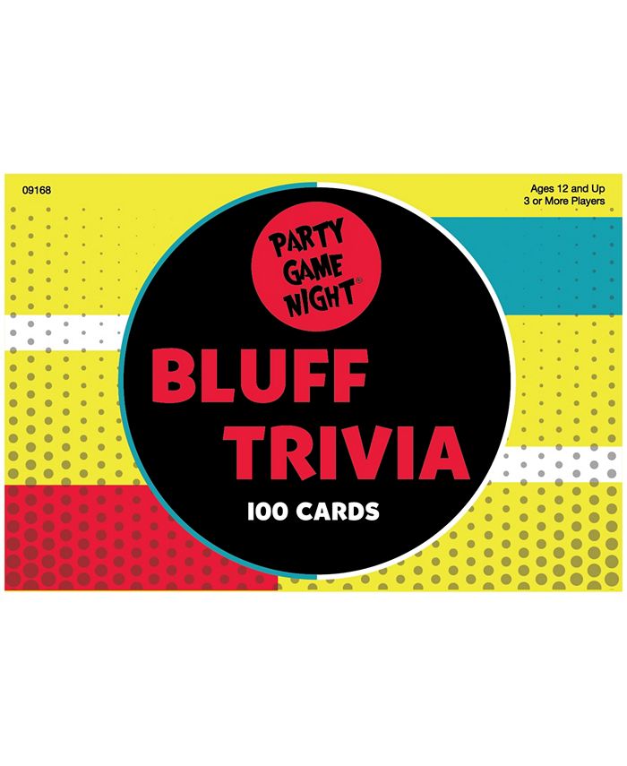 University Games Party Game Night, Bluff Trivia Cards - Macy's