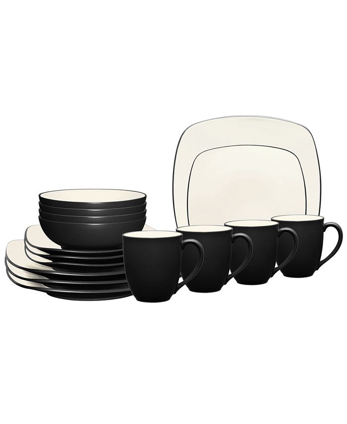 Noritake Colorwave Square 16-Pc. Dinnerware Set, Service for 4 - Macy's