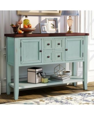 Simplie Fun Cambridge Series Buffet Sideboard Console Table with Bottom ...