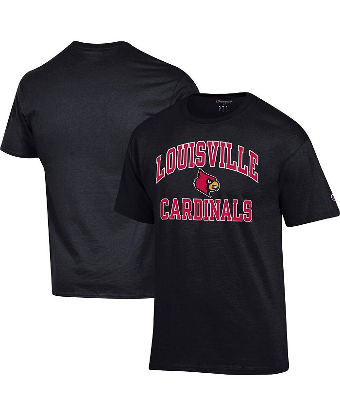 Champion Men's Black Louisville Cardinals High Motor T-shirt - Macy's