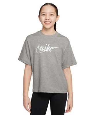 Nike Girls Dri-FIT Logo T-shirt - Macy's