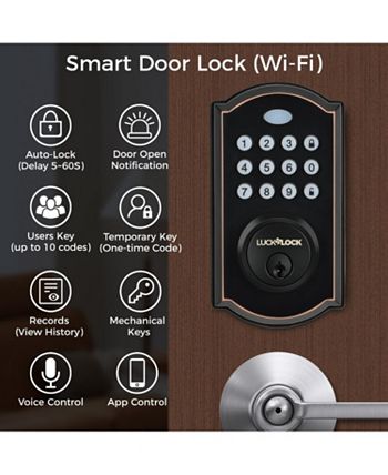 Luck & Lock Smart Wi-Fi Door Lock with Key pad set - Macy's