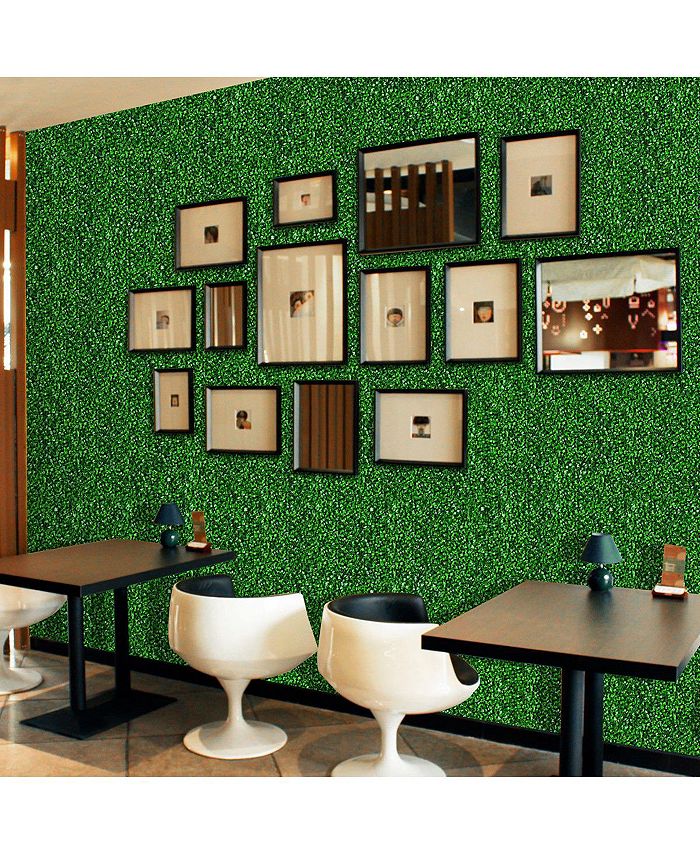 Costway 12 Artificial Hedge Plant Privacy Fence Screen Topiary ...