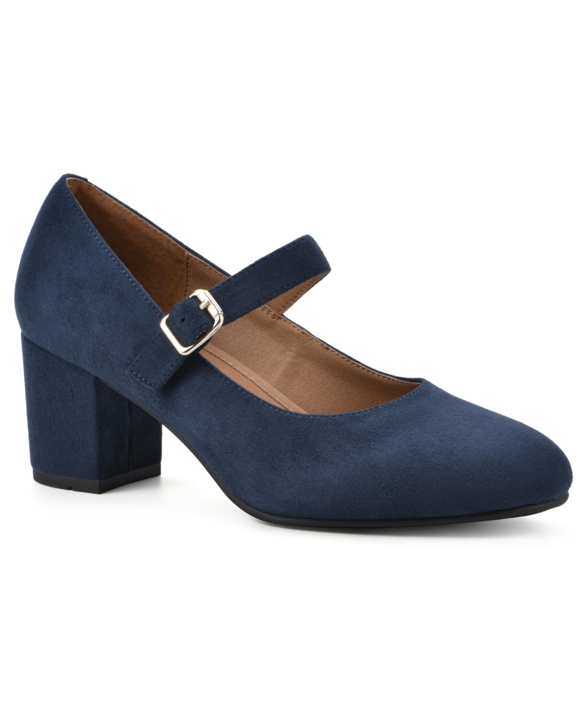 Click here for White Mountain Womens Frenzies Mary Jane Heeled Pu... prices