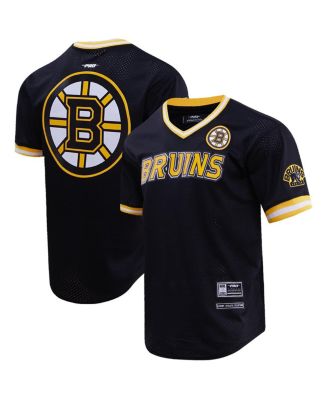 Men's Pro Standard Black Boston Bruins Classic Mesh V-Neck T-shirt - Macy's