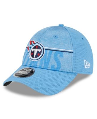 Men's New Era Light Blue Tennessee Titans 2023 NFL Training Camp 9FORTY ...
