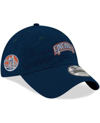 Men's New Era Blue FC Cincinnati Jersey Hook 9TWENTY Adjustable Hat ...