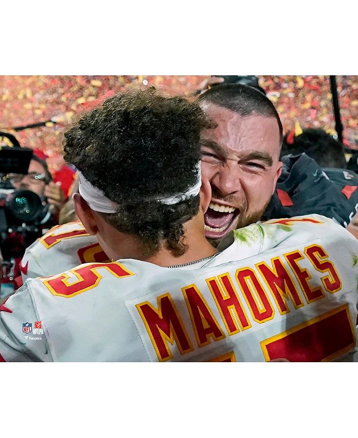 Fanatics Authentic Travis Kelce and Patrick Mahomes Kansas City Chiefs ...