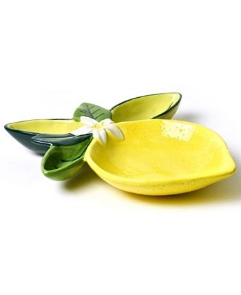 Coton Colors Lemon Platter 10'' - Macy's