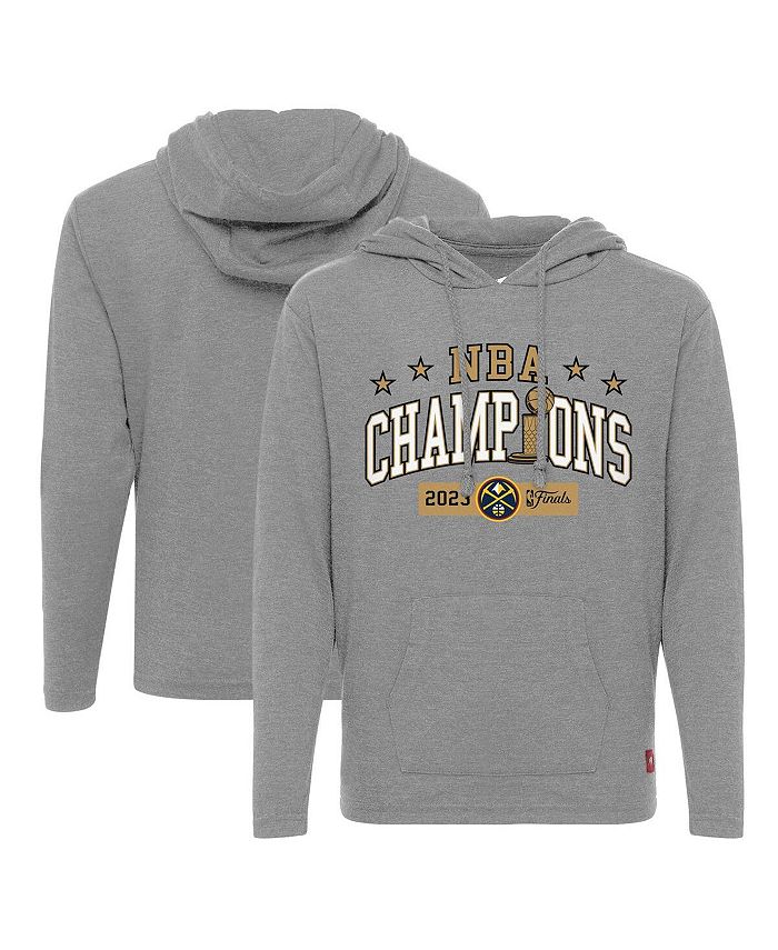Sportiqe Big Boys Heather Gray Denver Nuggets 2023 NBA Finals Champions ...