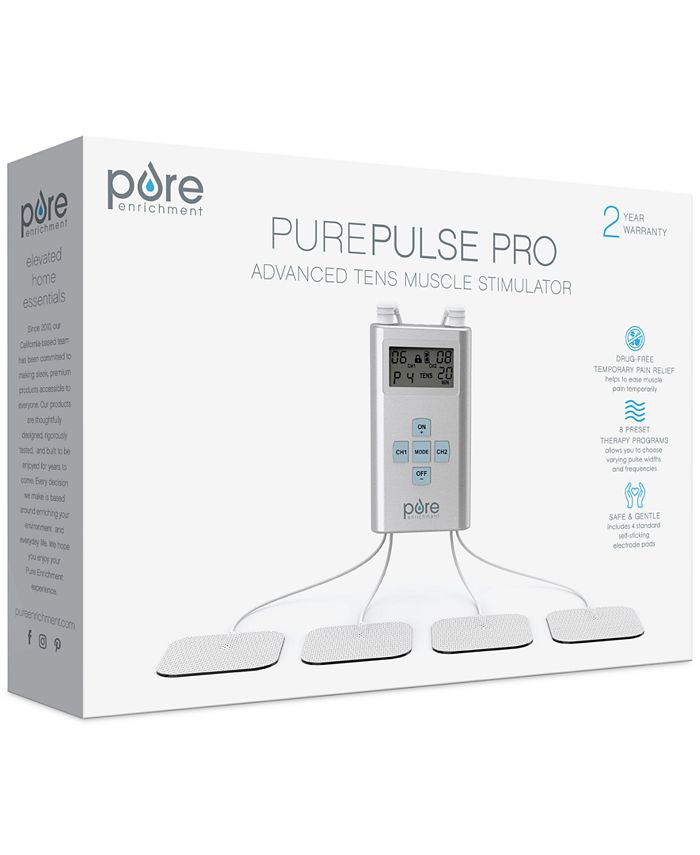 Pure Enrichment PurePulse Pro Advanced Dual Channel TENS Electronic ...