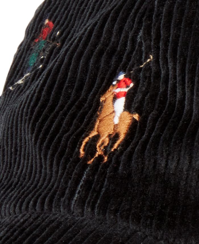 Polo Ralph Lauren Men's Ski-Embroidered Corduroy Ball Cap - Macy's