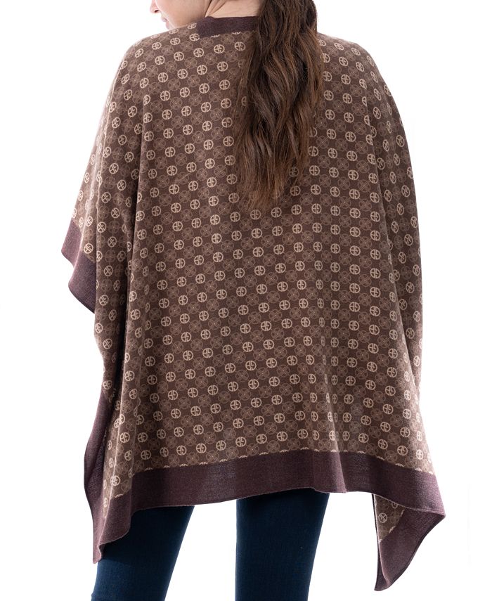 Giani Bernini Women's Open-Front Logo-Print Topper - Macy's