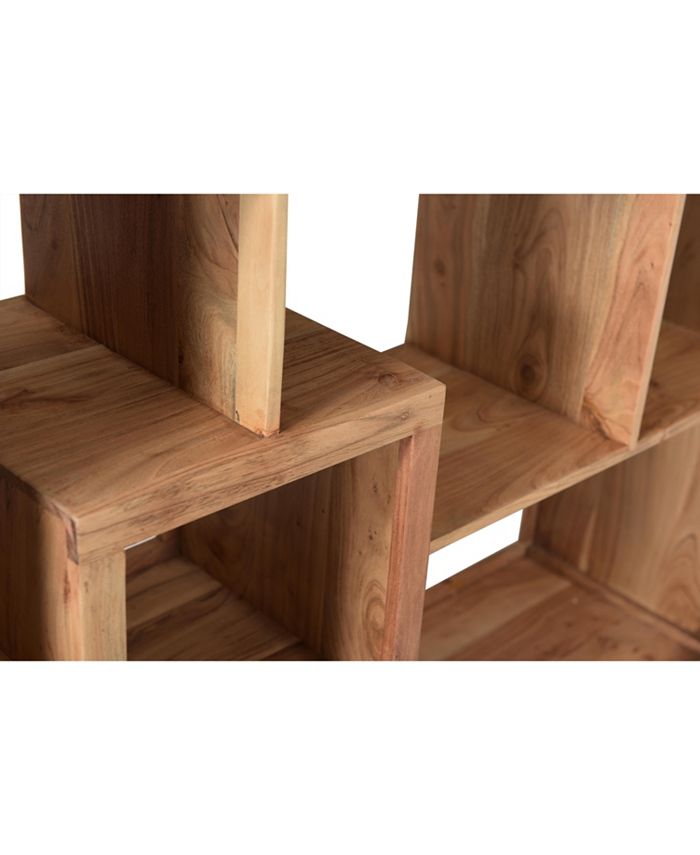 Coast to Coast Bishop Solid Acacia Wood Bookcase Etagere with Eleven ...