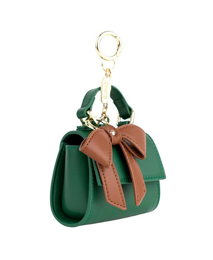 GUNAS Women's Faux Leather Cottontail Mini Bag Keychain - Macy's