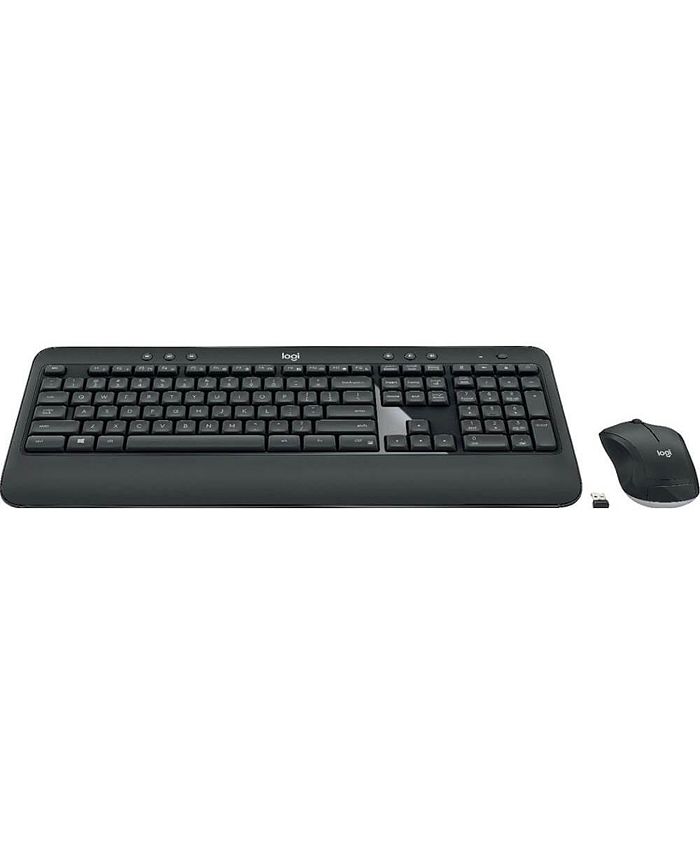 Logitech MK540 Wireless Combo With Keyboard And Mouse - Black - Macy's