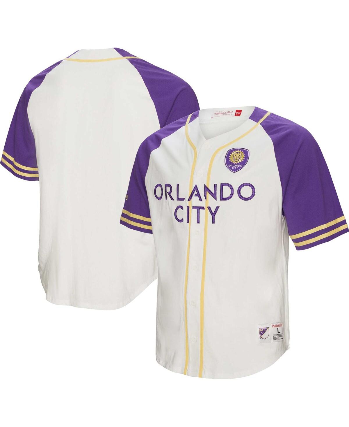 Click here for Mens Mitchell & Ness White Orlando City Sc Practic... prices