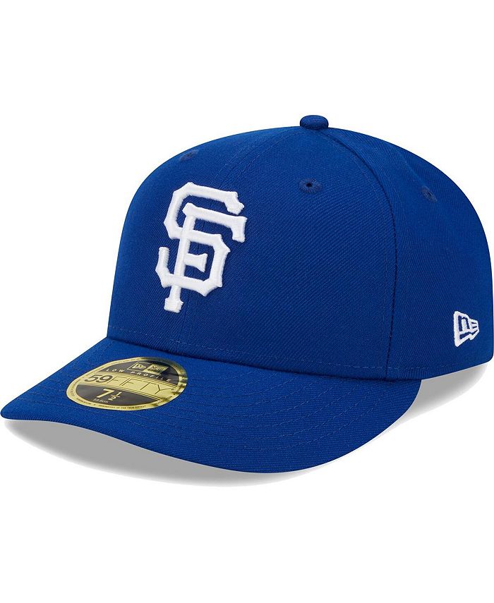New Era Men's Royal San Francisco Giants White Logo Low Profile 59FIFTY ...