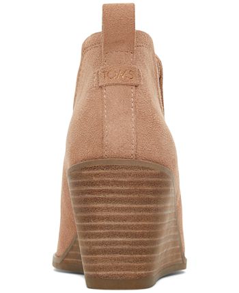 TOMS Women's Kallie Wedge Booties - Macy's