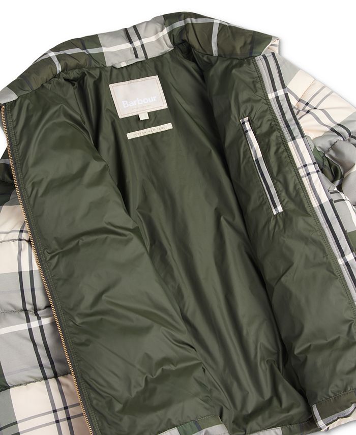 Barbour Women's Germain Tartan Quilted Puffer Jacket - Macy's