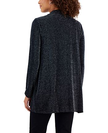 JM Collection Women's Solid-Color Open-Front Cardigan, Created for Macy ...