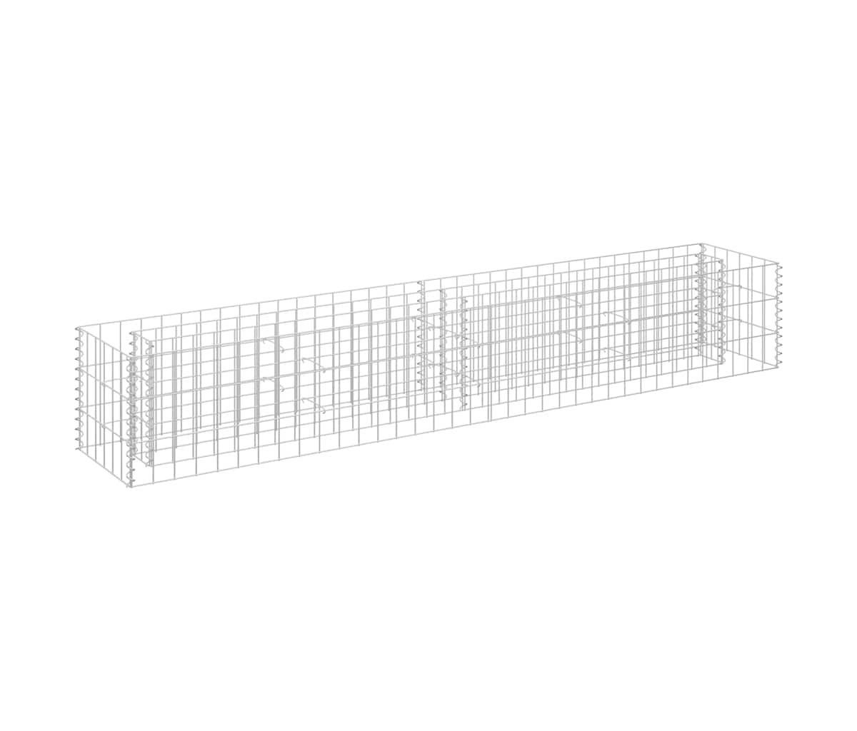 Click here for Gabion Raised Bed Galvanized Steel 70.9x11.8x11.8... prices