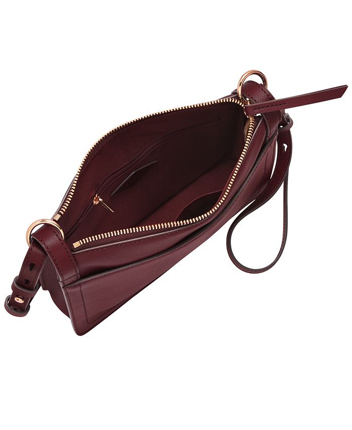 Fossil Taryn Leather Crossbody Bag - Macy's