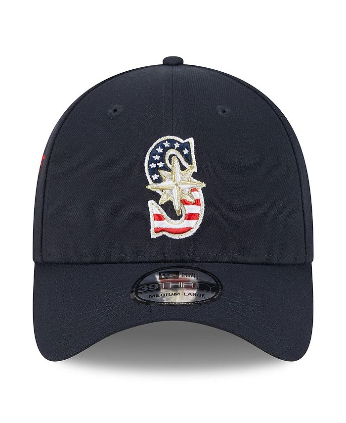 New Era Men's Navy Seattle Mariners 2023 Fourth of July 39THIRTY Flex ...