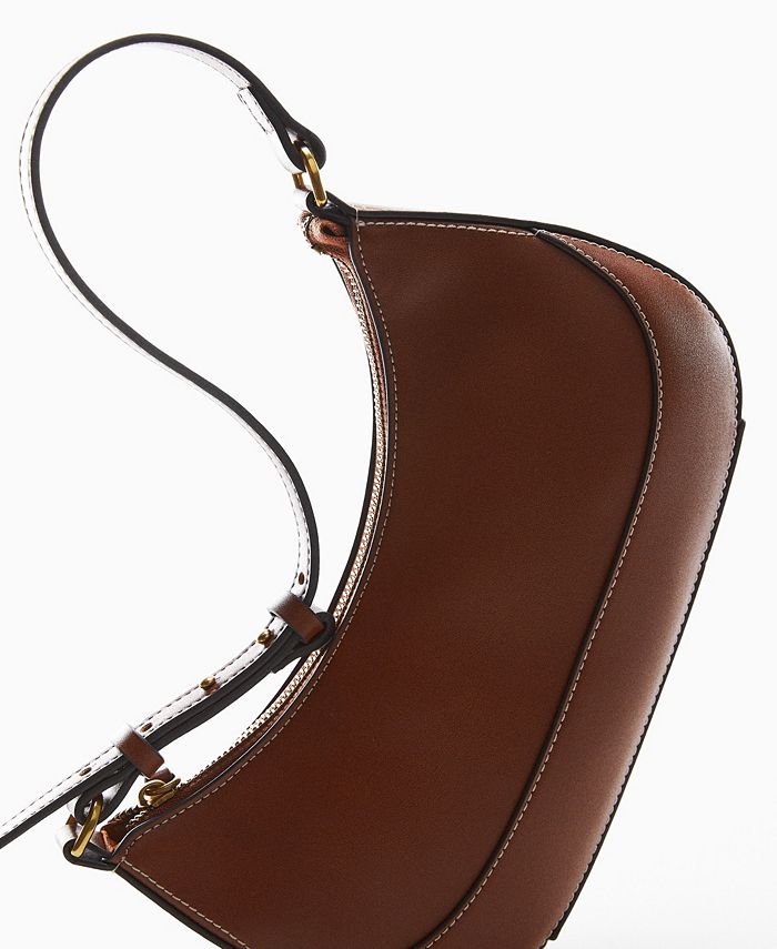 MANGO Women's Oval Short Handle Bag - Macy's