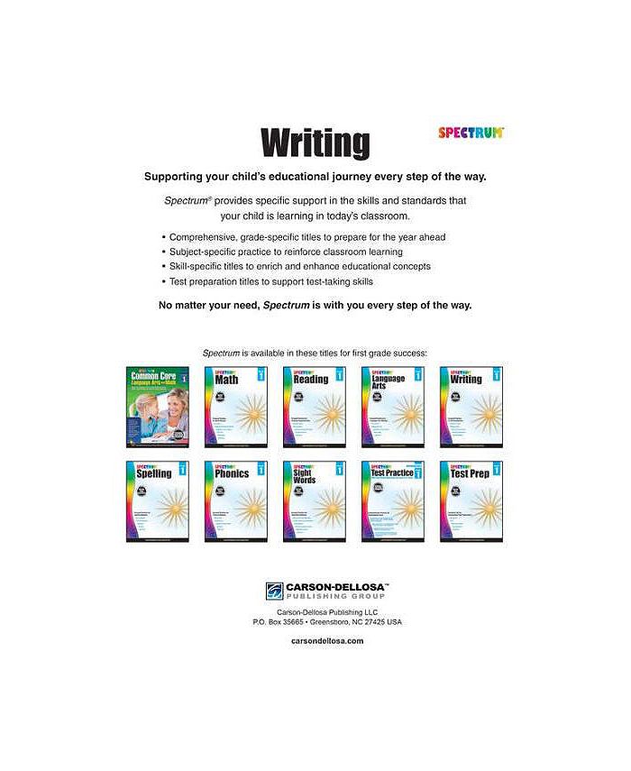 Barnes & Noble Spectrum Writing, Grade 1 by Spectrum Compiler - Macy's
