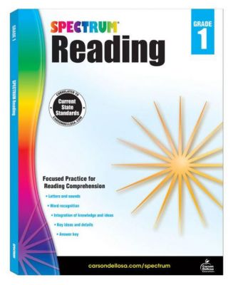 Spectrum Reading Workbook, Grade 1 by Spectrum Compiler - Macy's