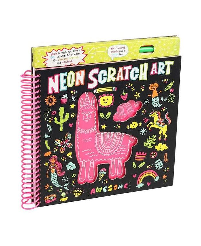 Barnes & Noble Neon Scratch Art by Editors of Silver Dolphin Books - Macy's