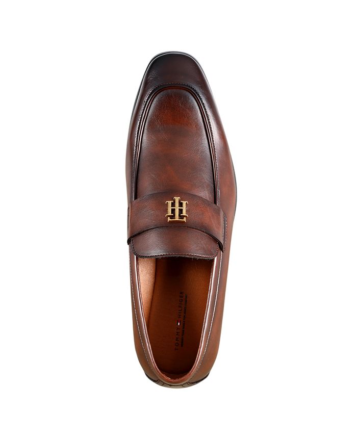 Tommy Hilfiger Men's Sawlin Logo Embellished Dress Loafers - Macy's