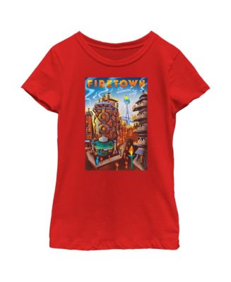 Girl's Elemental Firetown Poster Child T-Shirt - Macy's