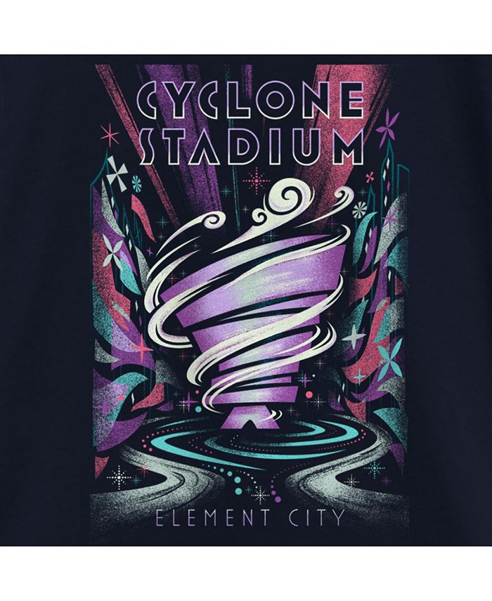 Disney Pixar Girl's Elemental Cyclone Stadium Poster Child T-Shirt - Macy's