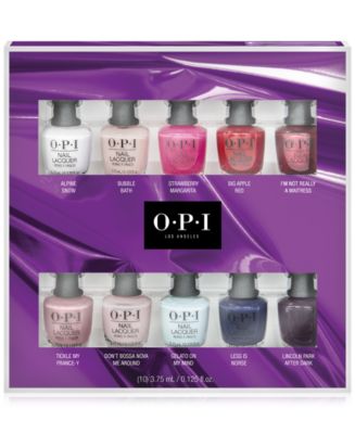 OPI 10-Pc. Celebration Collection Mini Nail Lacquer Set - Macy's