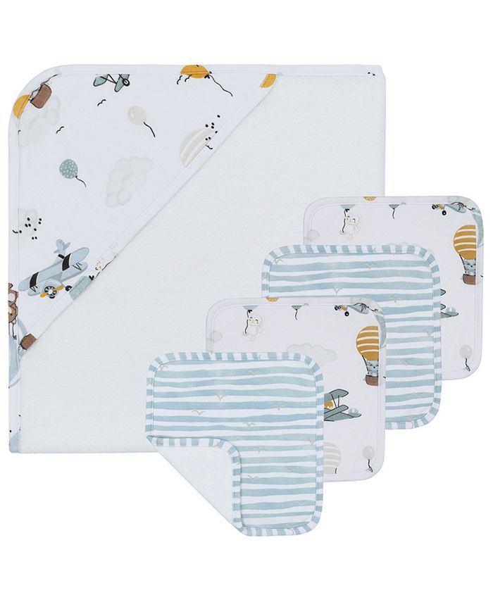 Living Textiles Baby Boys Bath Gift Set, 5 Piece - Macy's