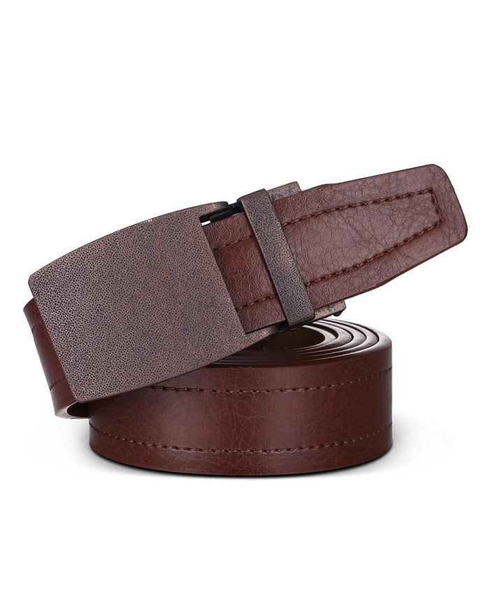 Mio Marino Men's Matte Vintage Linxx Ratchet Belt - Macy's
