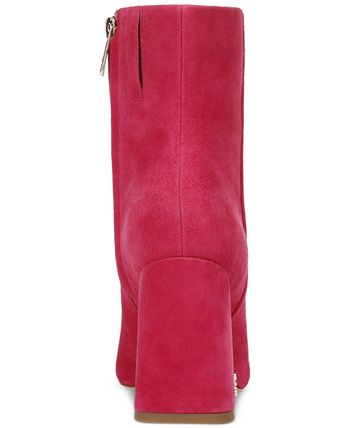 Sam Edelman Women's Codie Square-Toe Flared-Heel Booties - Macy's
