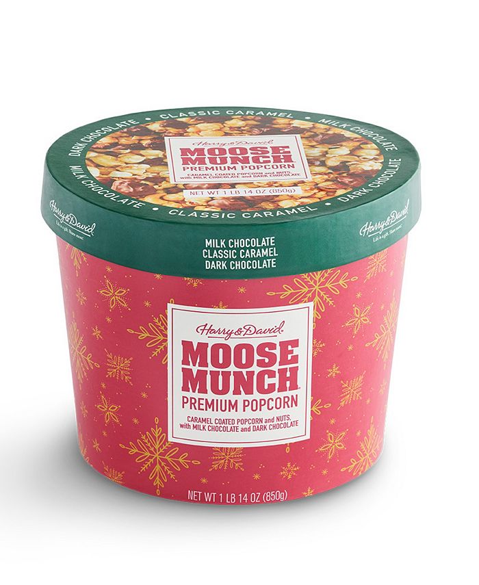 Harry & David Macy's Holiday Moose Munch 30 Oz Drum - Macy's