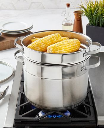 Denmark Unlimited Stainless Steel 3 Piece 8 Quart Multi-Cooker Set - Macy's