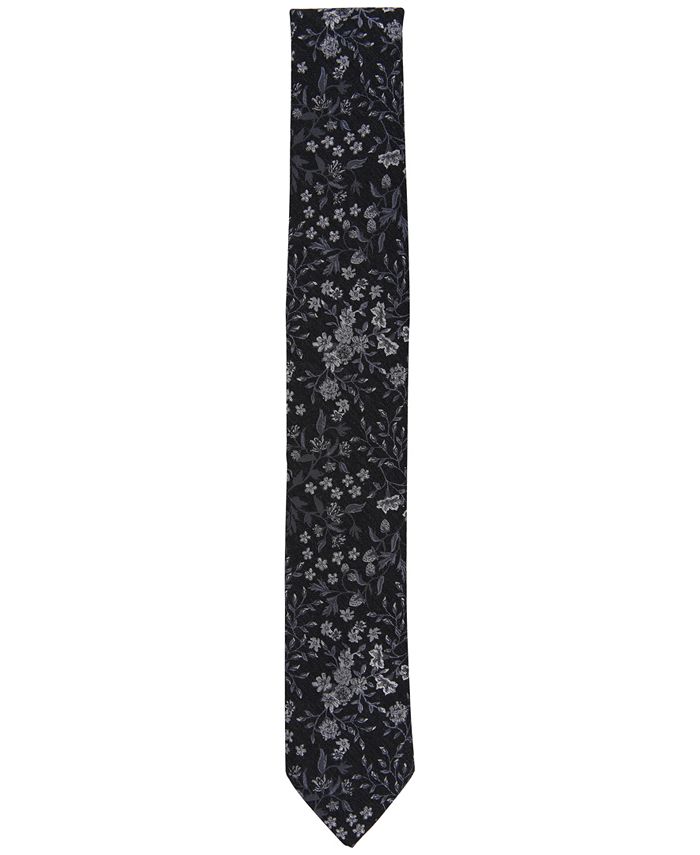 Bar III Men's Luray Floral Tie, Created for Macy's - Macy's