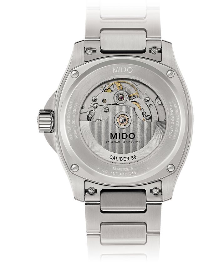 Mido Men's Swiss Automatic Multifort Stainless Steel Bracelet Watch ...