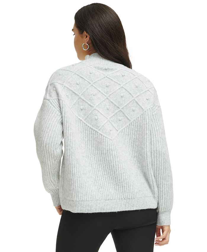 Calvin Klein Women's Popcorn Stitch Sweter - Macy's